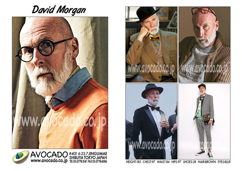 David M. | Models ｜ AVOCADO-外国人モデル事務所／MODEL AGENCY TOKYO