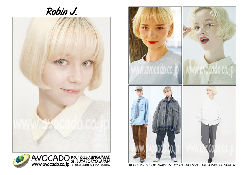 Robin J. | Models ｜ AVOCADO-外国人モデル事務所／MODEL AGENCY TOKYO
